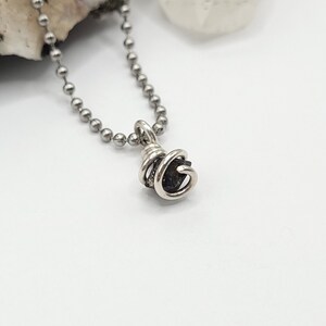 Raw Magnetite Necklace Silver Wire Wrapped Magnetite Pendant - Etsy