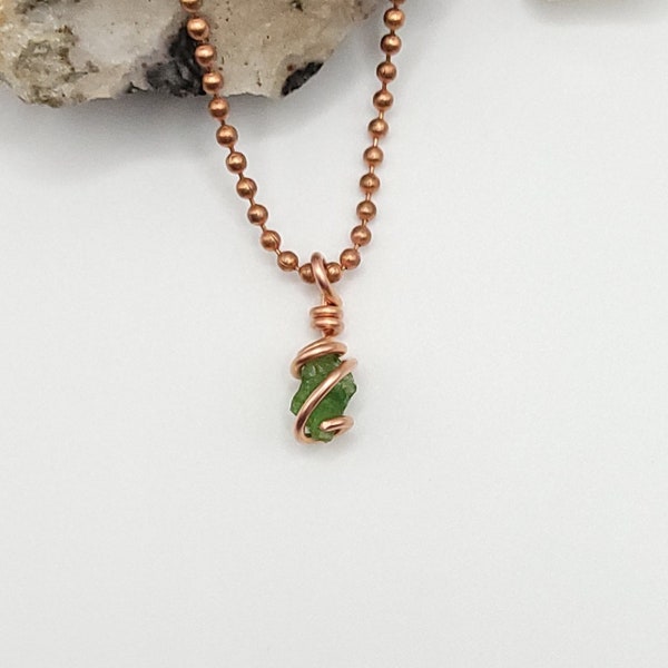 Tsavorite Necklace - Etsy