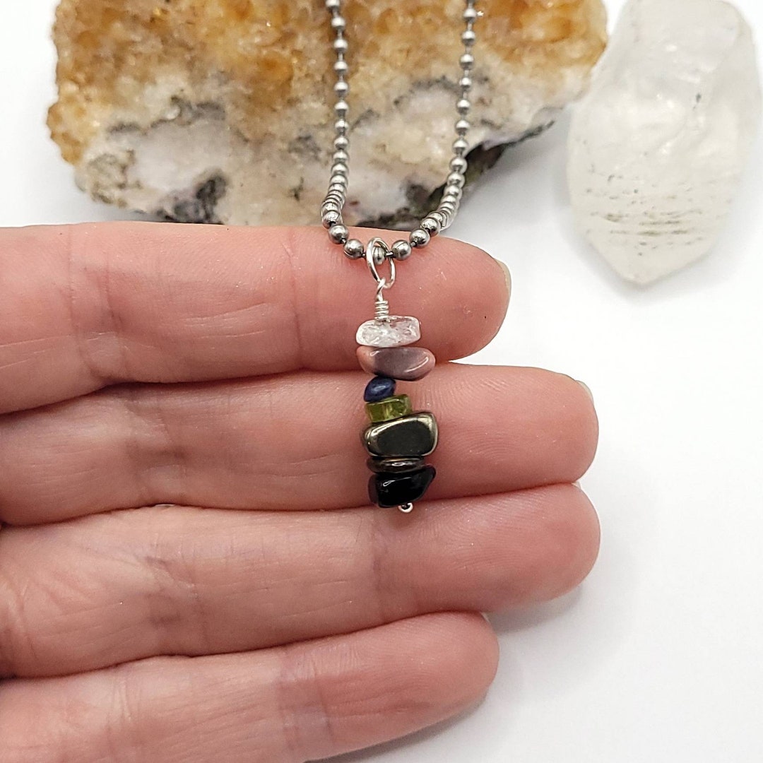 Leo Chakra Necklace Crystal Healing Leo Pendant - Etsy