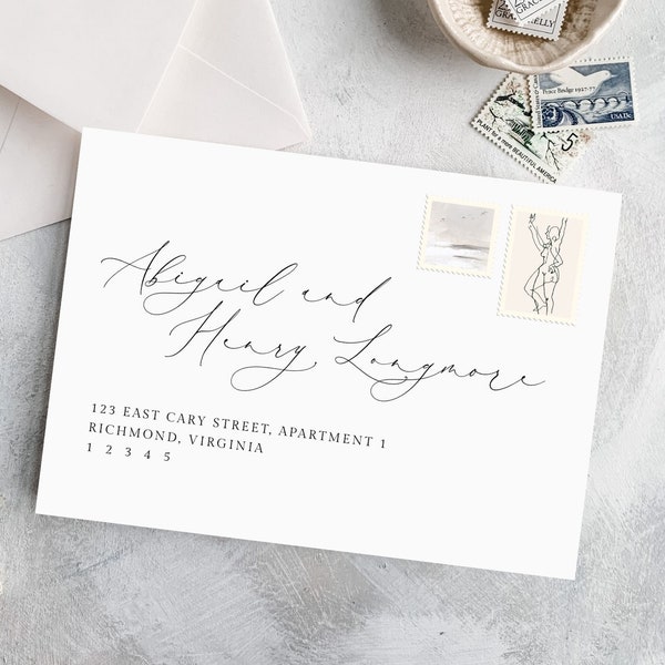 Envelope Addressing - Etsy