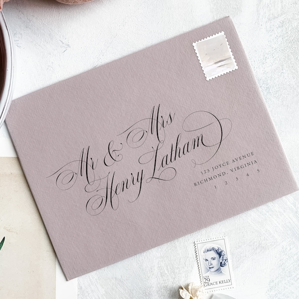 Calligraphy Envelope - Etsy