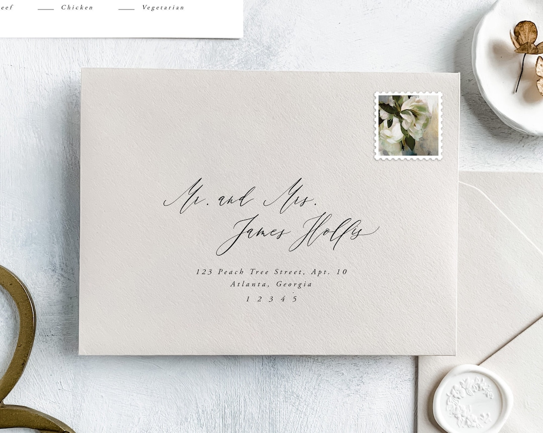 Wedding Envelope Template | Give Your Invitation Envelopes the ...