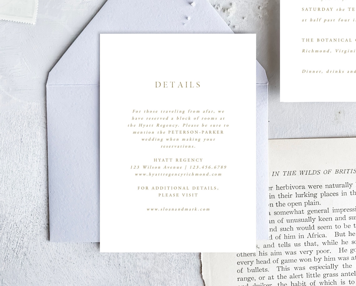 Simple Details Template 100% Editable Details Template You | Etsy