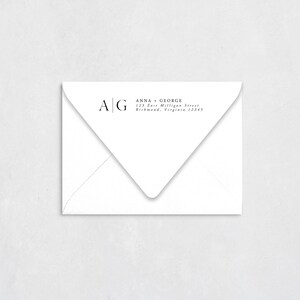 Simple Modern Envelope Addressing | Print Your Own Modern Envelopes ...