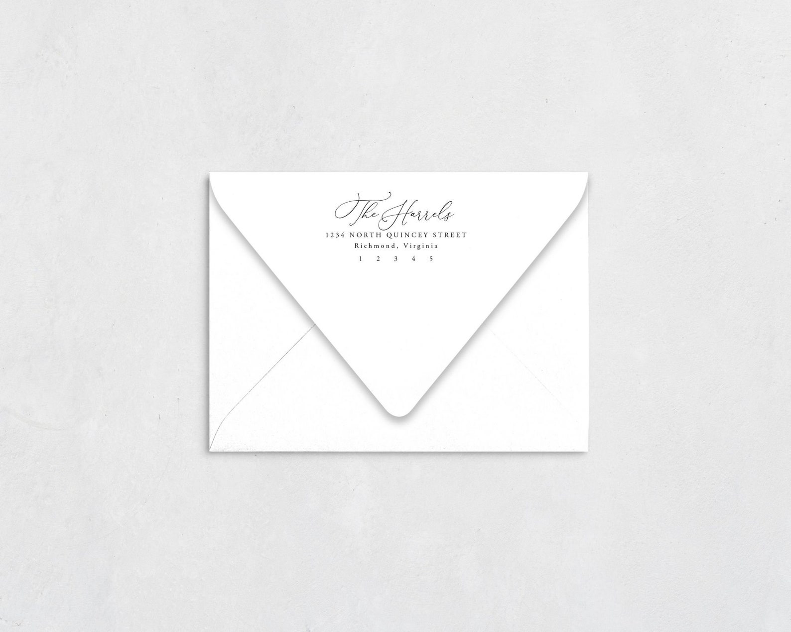 Modern Calligraphy Wedding Envelope Addressing | DIY Printable Envelope ...