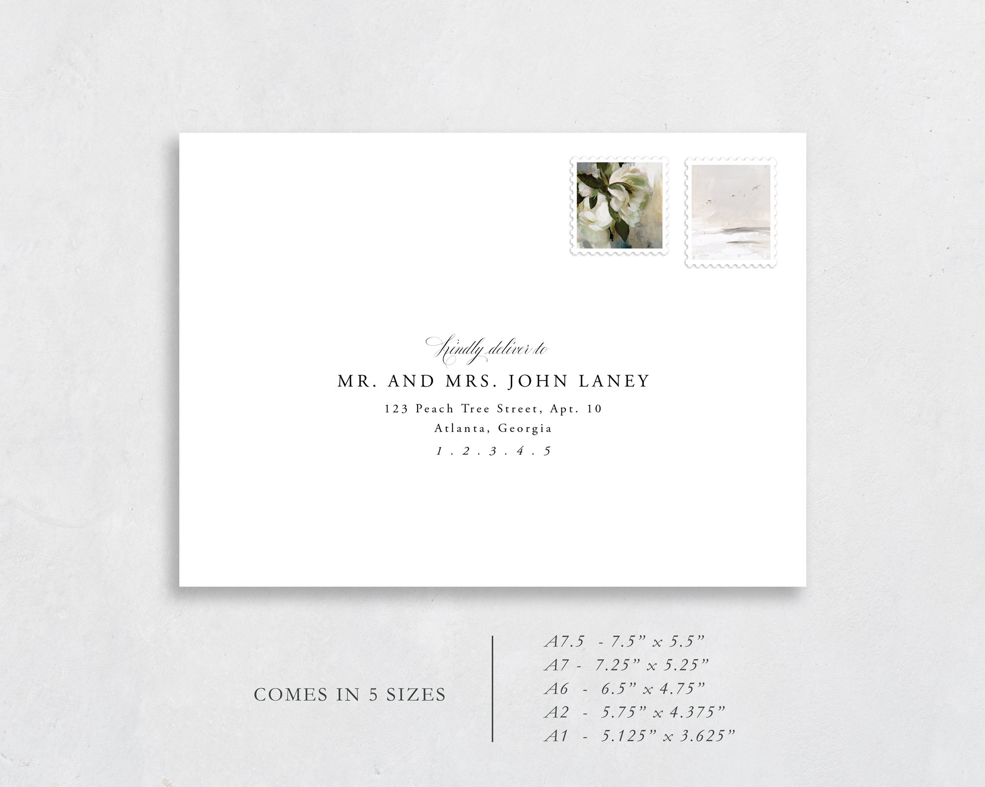 Envelope Addressing Template Who Needs a Calligrapher With | Etsy