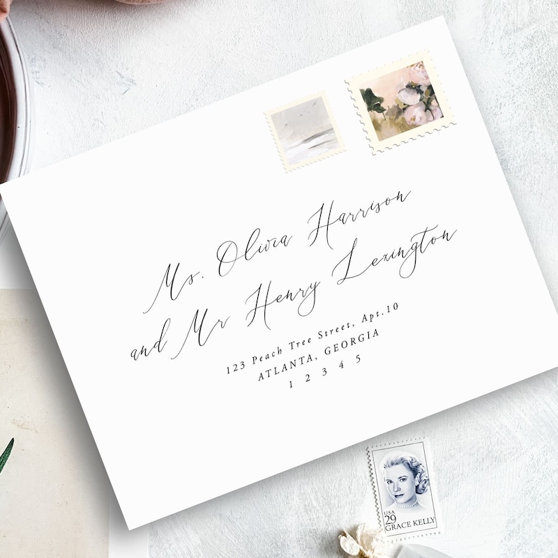 Calligraphy Envelope - Etsy