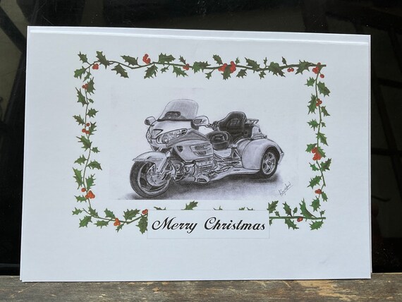Honda Goldwing Trike Christmas Card - Etsy