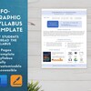 Canva Infographic Syllabus Editable Template I Instant Download - Etsy