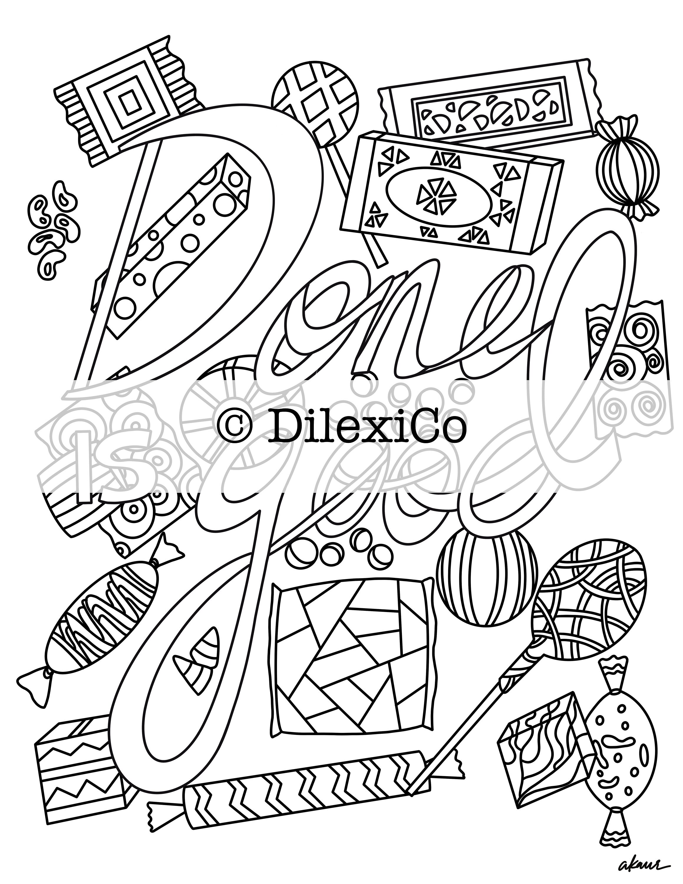 Done is Good, Printable Bryn Mawr Adult Coloring Pages, Instant ...