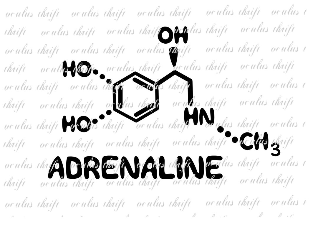 Adrenaline Molecule SVG - Silhouette Cut File - Etsy