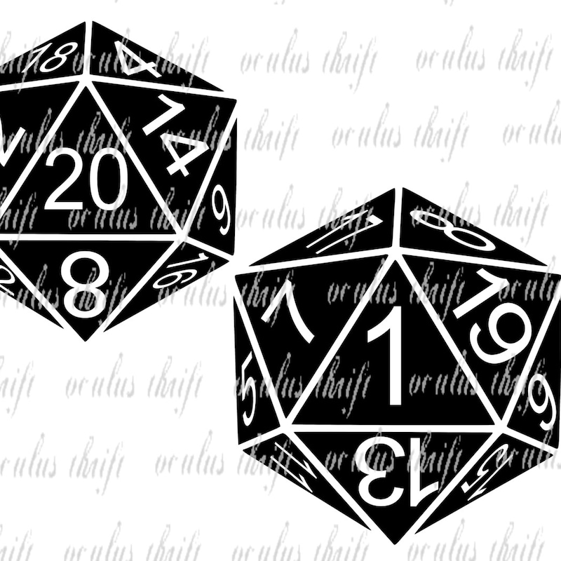 D20 Svg Cuts File - Etsy