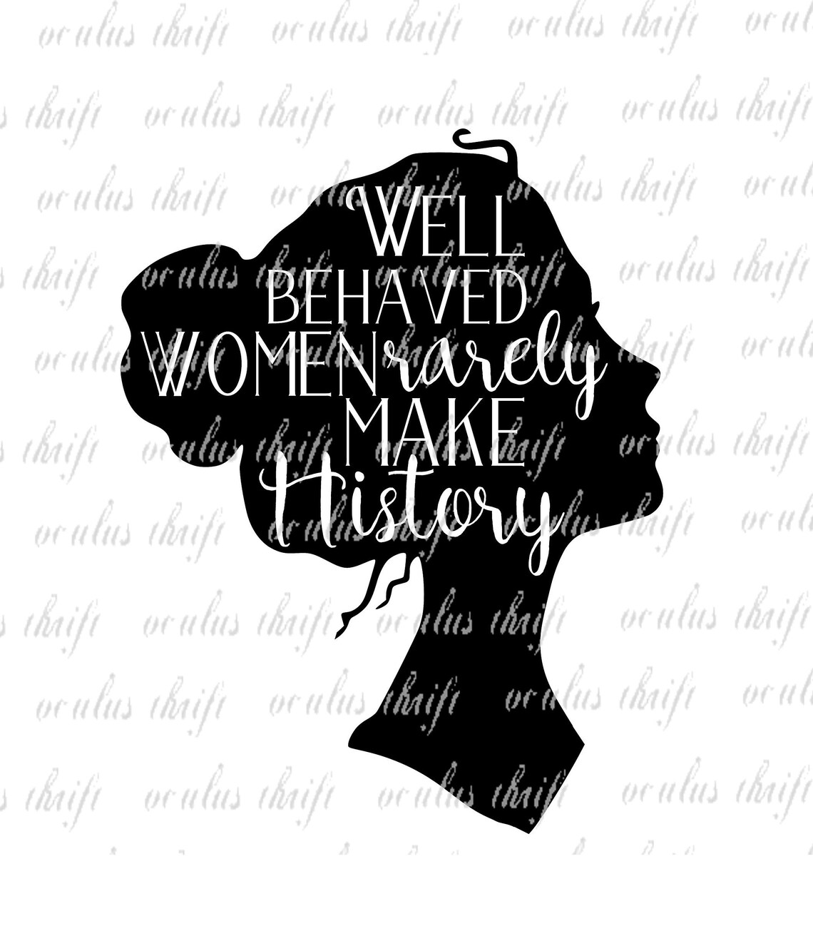 Well Behaved Women Cut File - Etsy