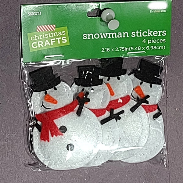 Felt Snowman - Etsy