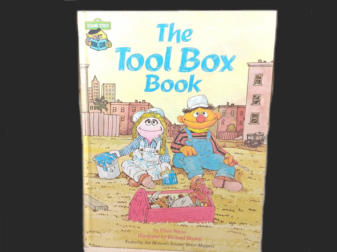 Sesame Street, the Tool Box Book, Picture Book, Featuring Jim Henson's Muppets - Etsy