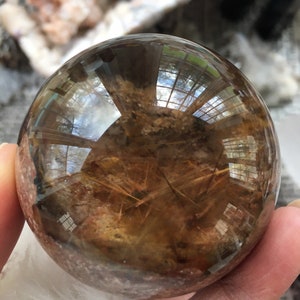 Acicular Sphere With Golden Needles, Rutilated Sphere, Rutile Sphere ...