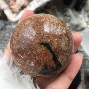 Acicular Sphere With Golden Needles, Rutilated Sphere, Rutile Sphere ...