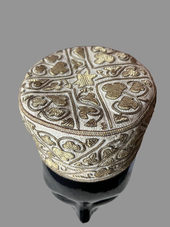 Antique 1800’s North African Skullcap, Skull Cap, Kof… - Gem