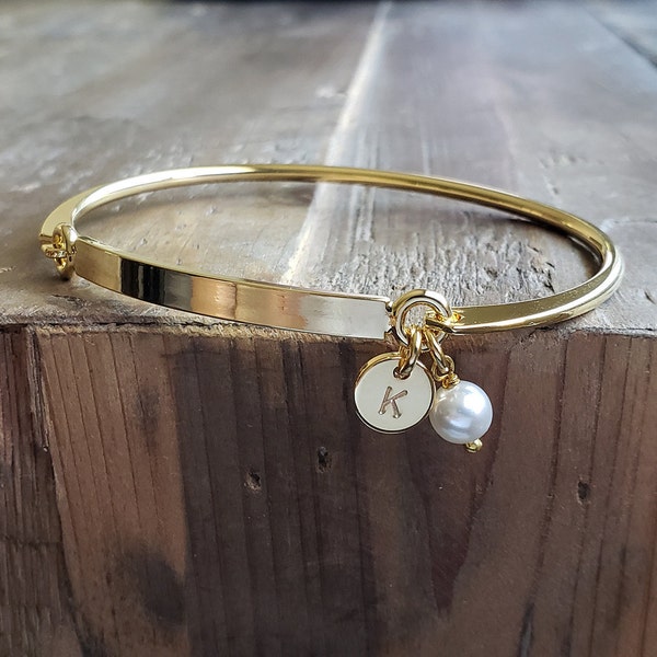 Initial Bracelet - Etsy