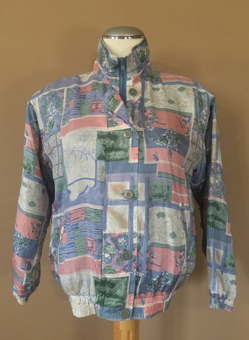 1990s Oversized Windbreaker / 90s Hip Hop Clothing / Jacket / | Etsy