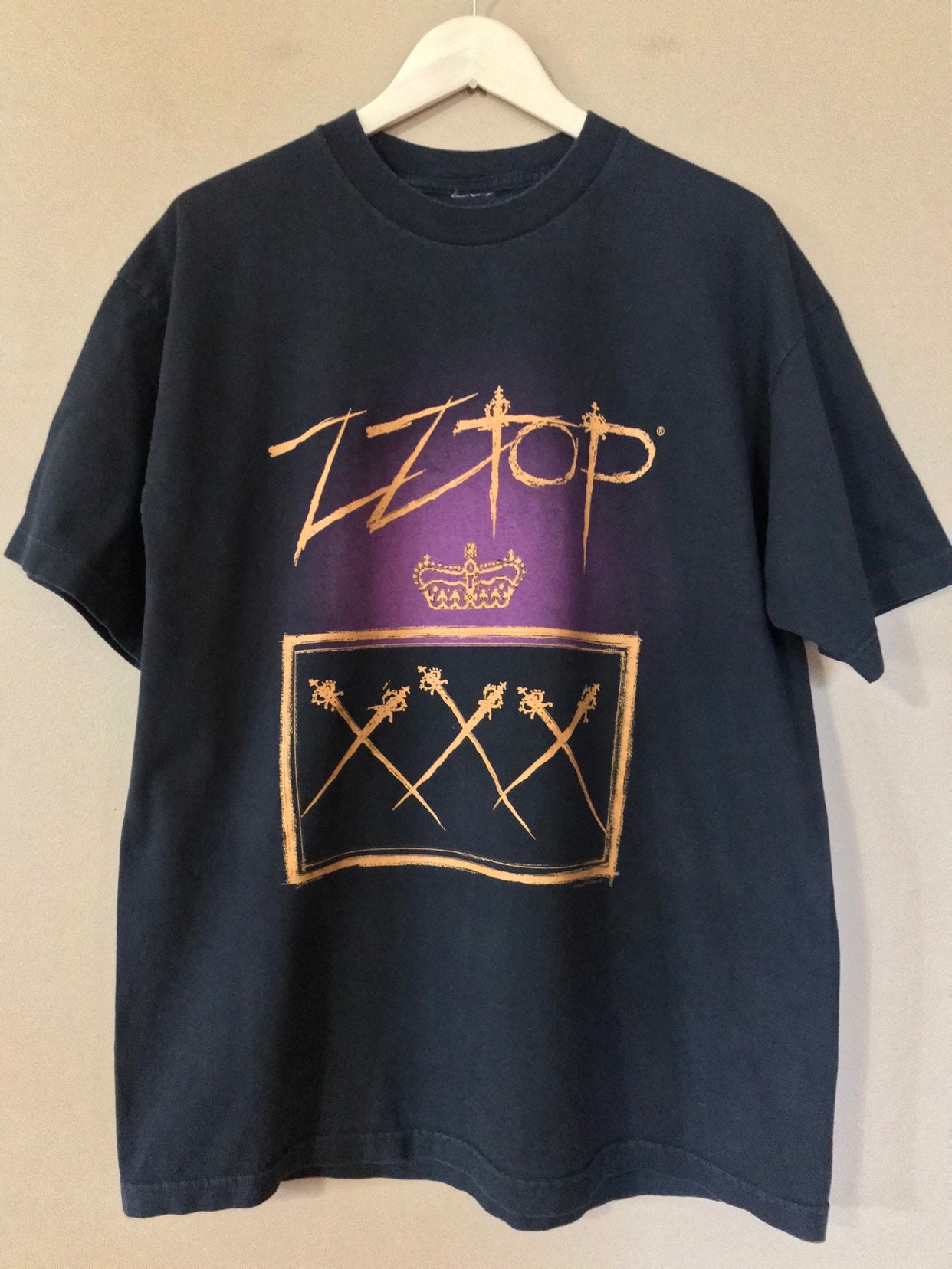 Vintage ZZ Top T-shirt / 90s ZZ Top Band Tshirt / Band Tee / Band Shirt ...