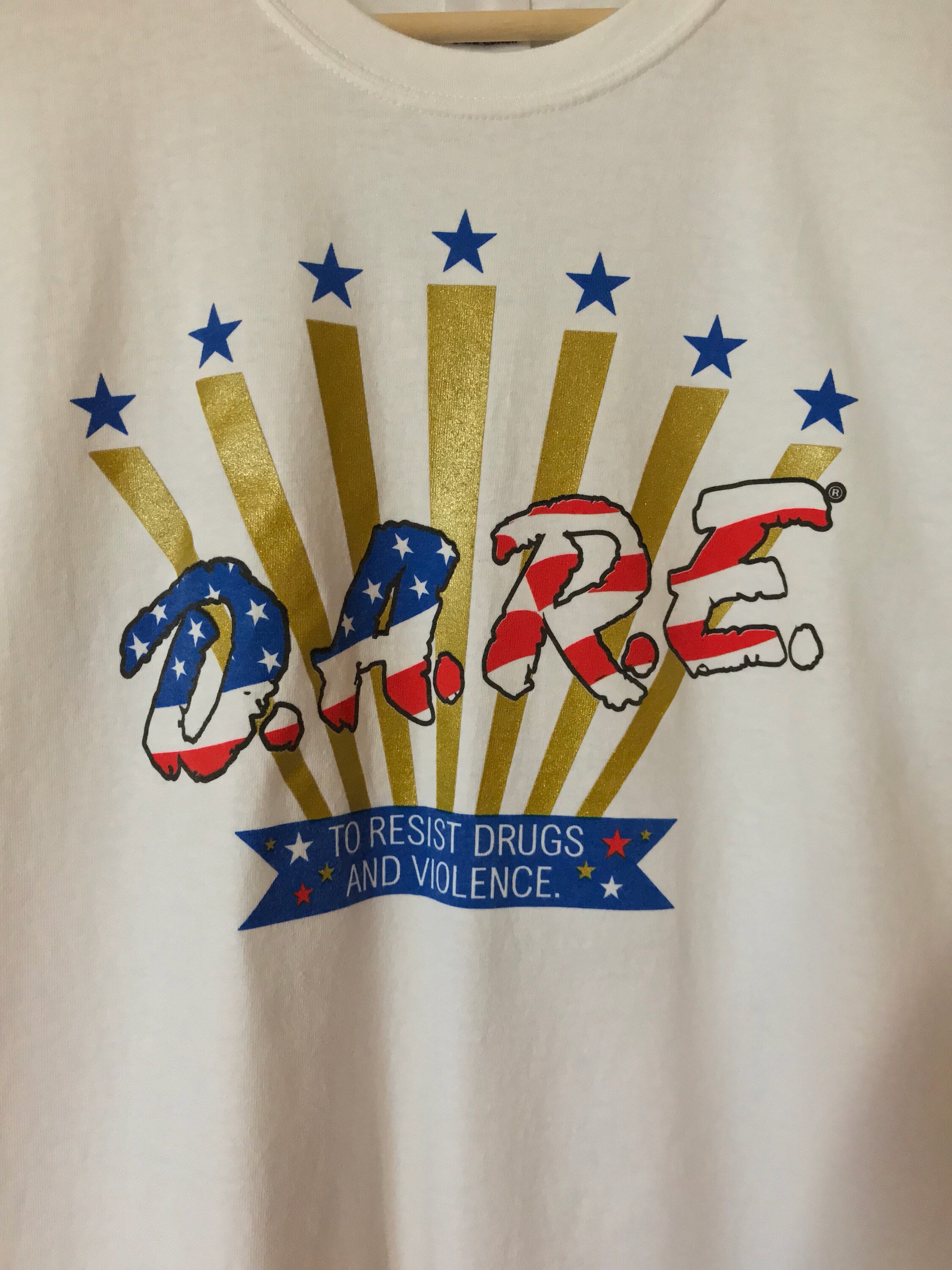 90s Vintage DARE T-Shirt / 90s Tshirt / D.A.R.E Tee / Band | Etsy