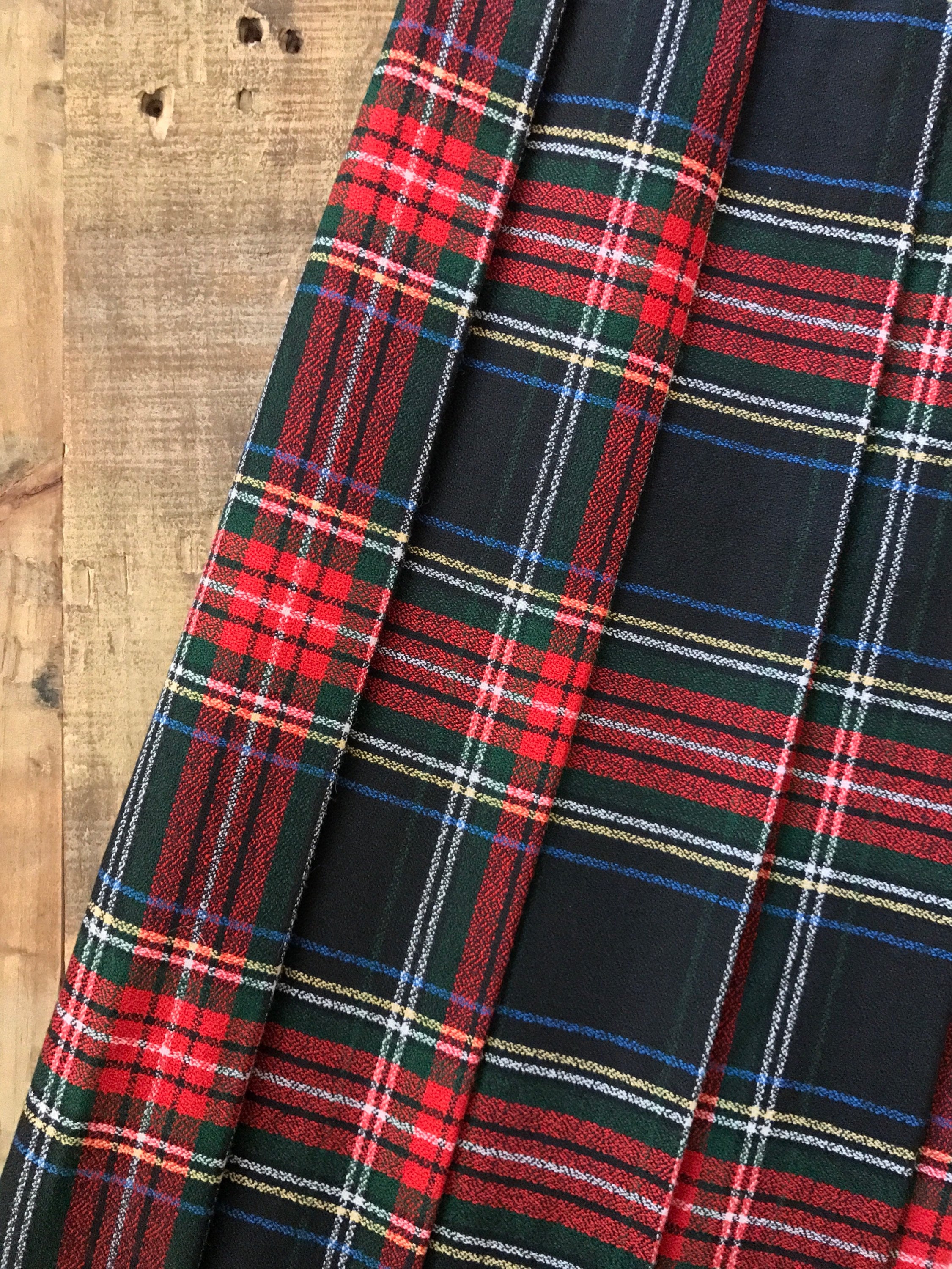 90s Plaid Skirt/Pleated Plaid Skirt/90s Skirt/90s Pleated | Etsy