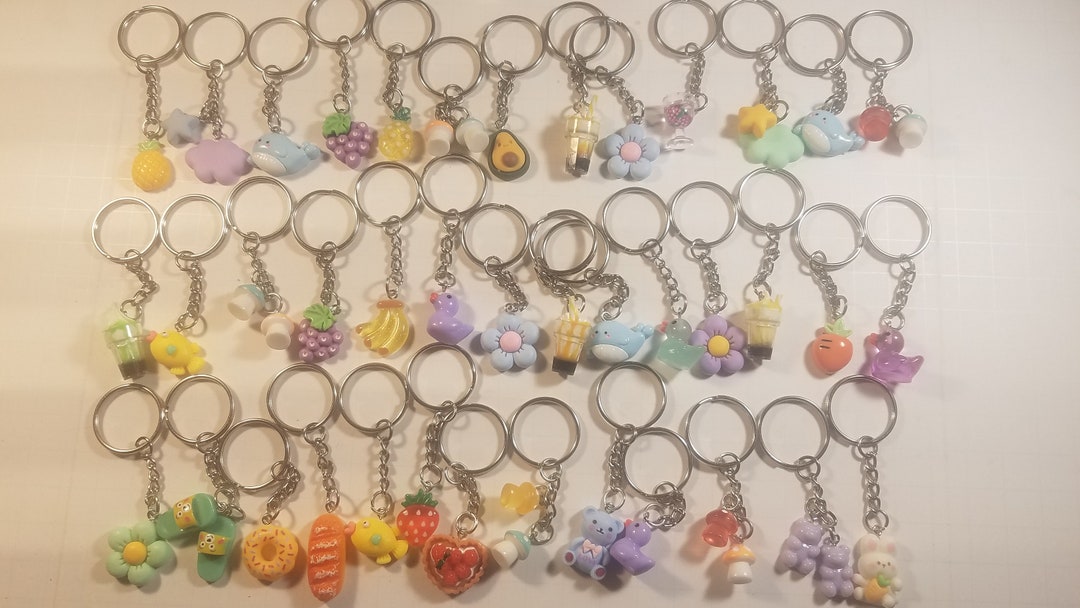Mystery Keychain Pack Blind Bag 3 Super Cute Keychains in Each Pack ...