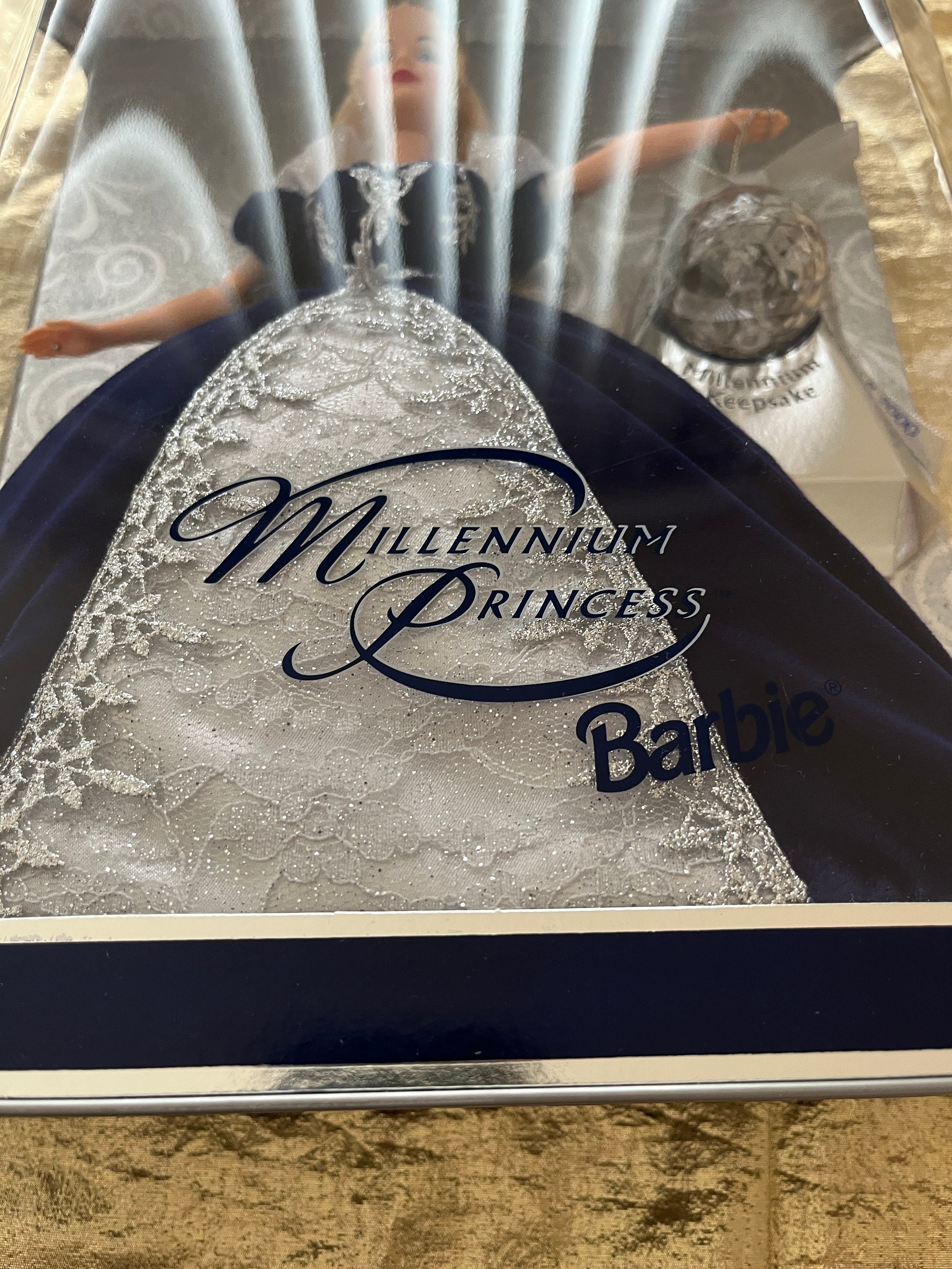 Vintage 1999 Millennium Princess Barbie Doll With Year 2000 Keepsake ...