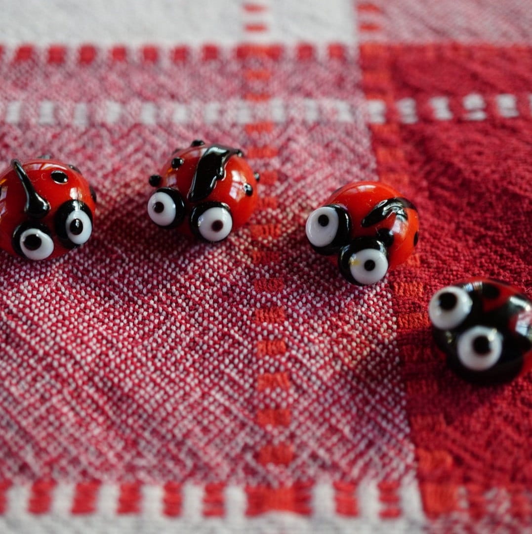 Glass Ladybug - Etsy