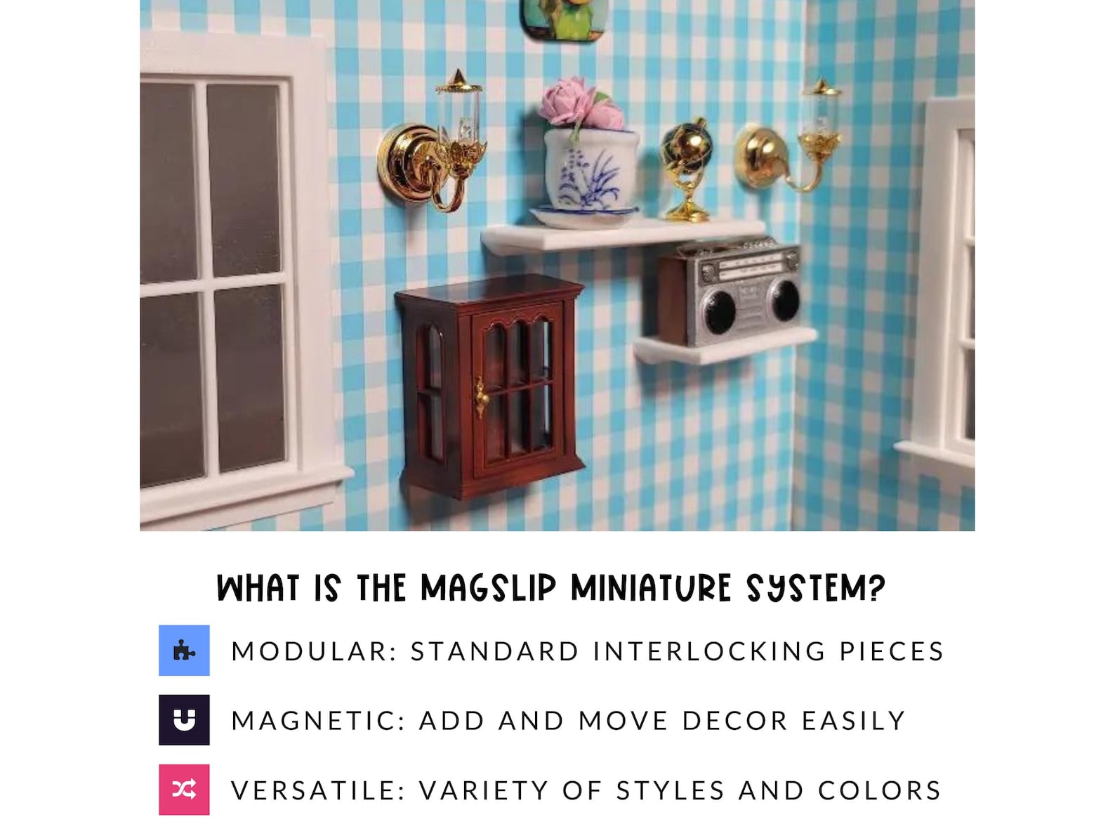 1:12 Scale Baseboard (style E) | Miniature Dollhouse Kit | Room Box ...
