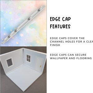 1:12 Scale Wall Edge Cap | Miniature Dollhouse Kit | Doll Photography ...