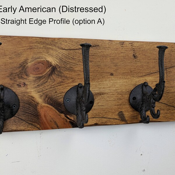 Cast Iron Wall Mounted Coat Rack - Etsy