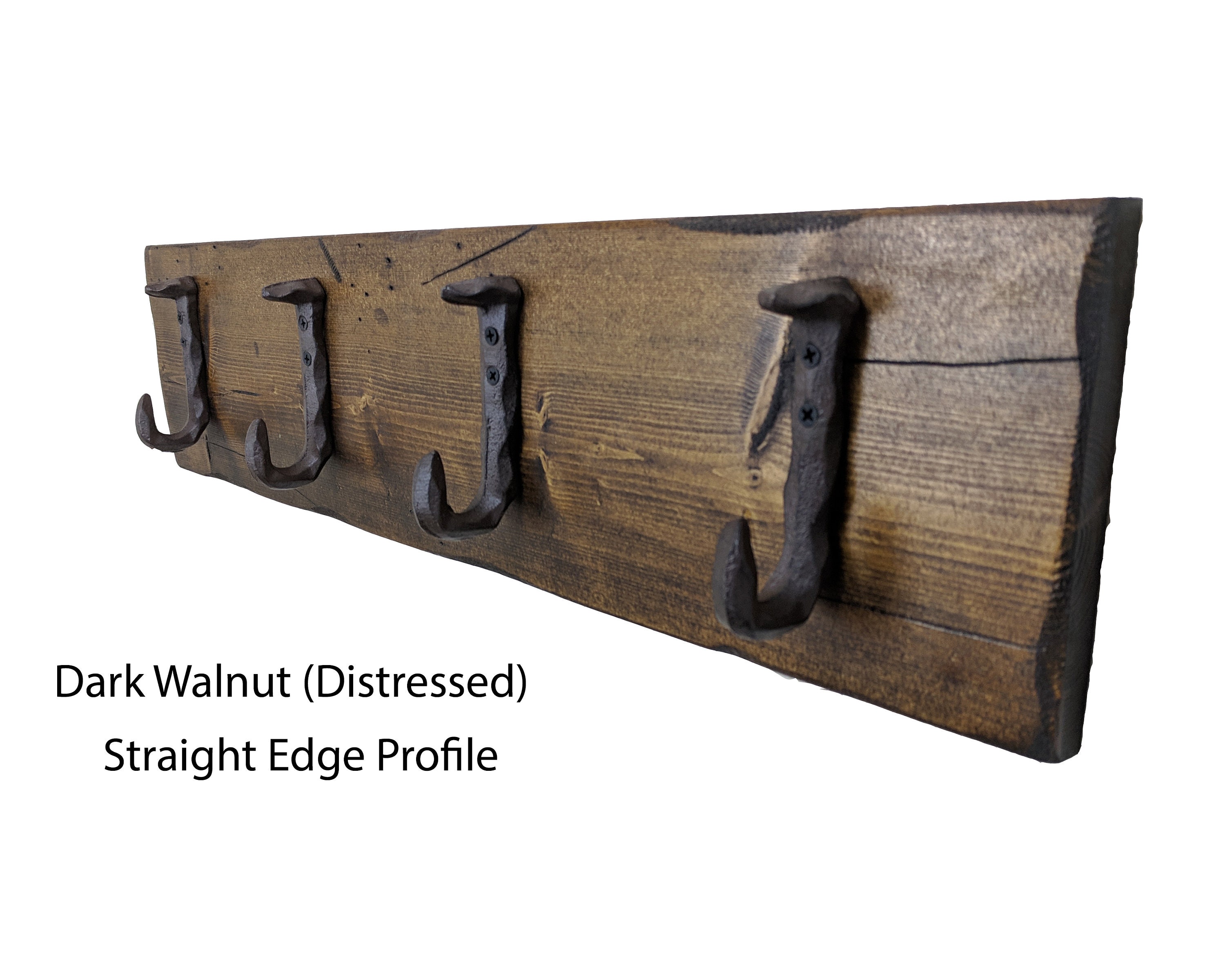 28.5 Forged Railroad Spike Rustic Wall Mounted Cast Iron - Etsy