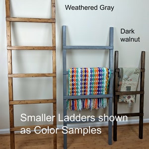 Extra Wide Blanket Ladder, Very Large Farmhouse Quilt Rack Display ...