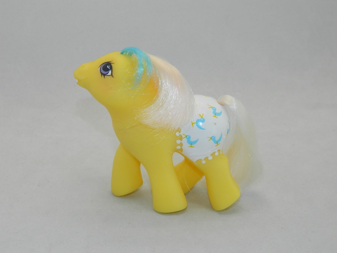 My Little Pony Vintage G1 Baby Schimmer splashes Fancy Pants Ponies 499 ...