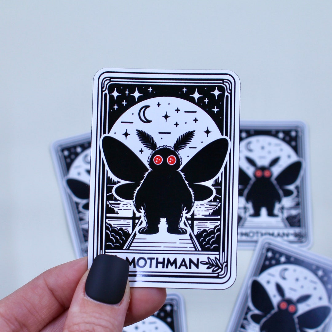 Mothman Tarot Card Magnet Cute Witch Magnet Unique Fridge Magnet for ...