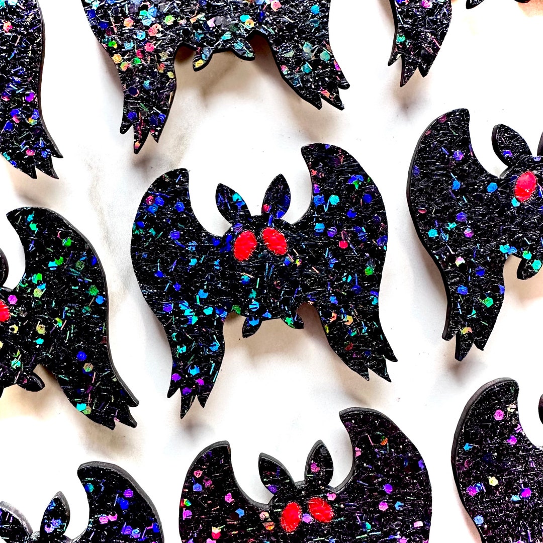 Mothman Wood Glitter Magnet Cute Cryptid Gift Weird Fridge Magnet for ...