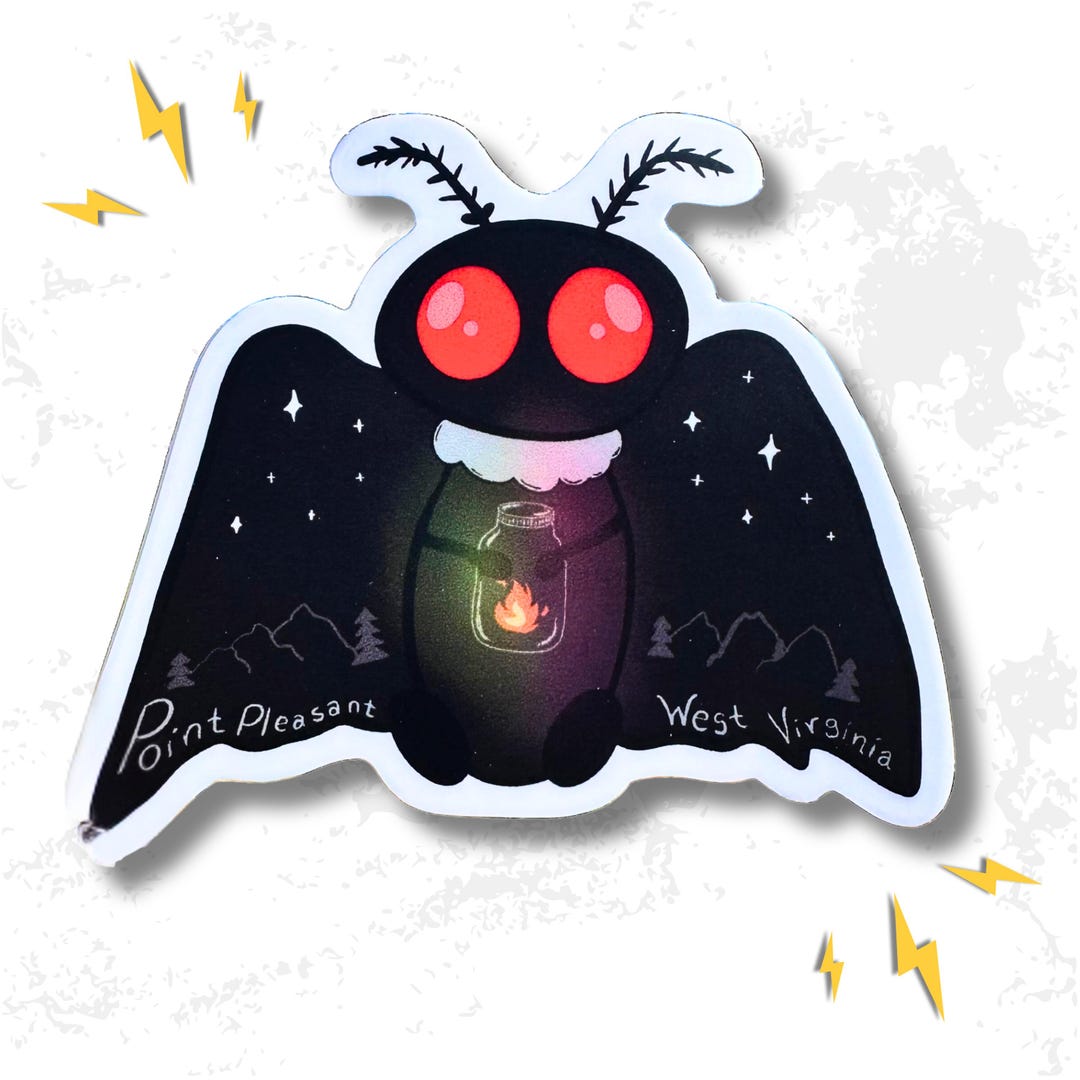 Mothman Magnet - Point Pleasant Magnet - Unique Fridge Magnet for ...