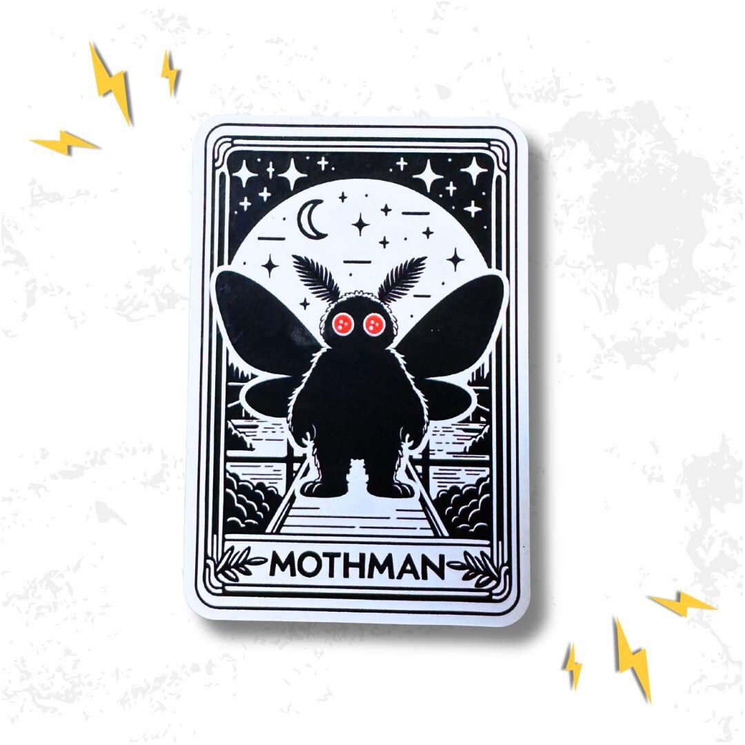Mothman Tarot Card Magnet - Cute Witch Magnet - Unique Fridge Magnet ...