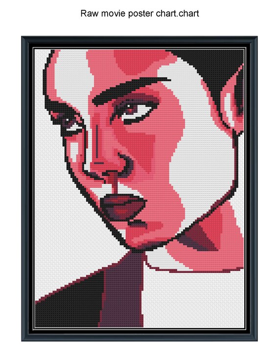Raw Movie Poster Cross Stitch Pattern | Etsy