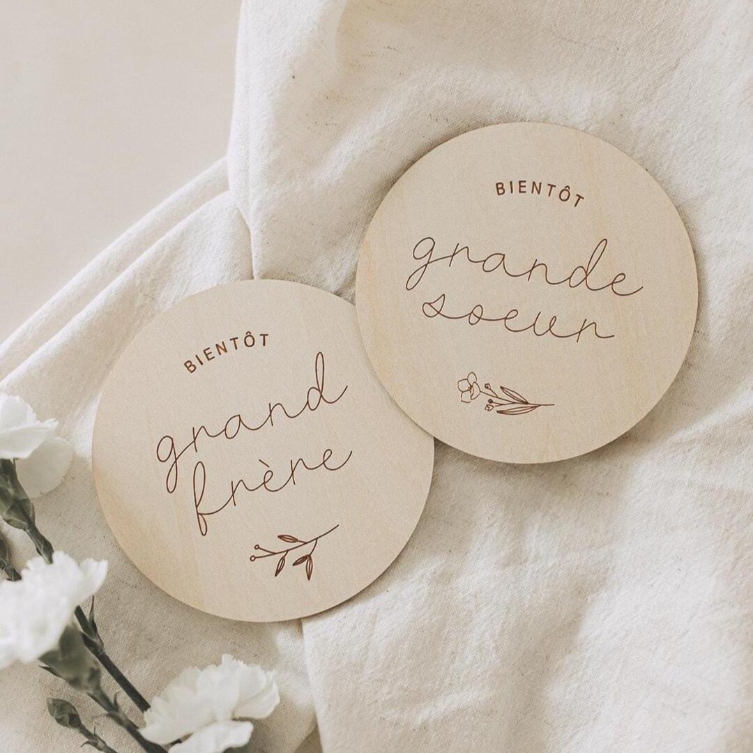 Wooden Lozenges – Soon to Be a Big Brother / Big Sister | Original ...