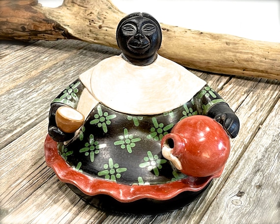 VINTAGE: Large Authentic Chulucanas PERU Handmade Clay | Etsy