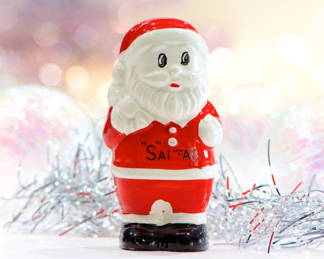 VINTAGE: 1950s Santa Salt Shaker Pepper Shaker, Made in Japan ...