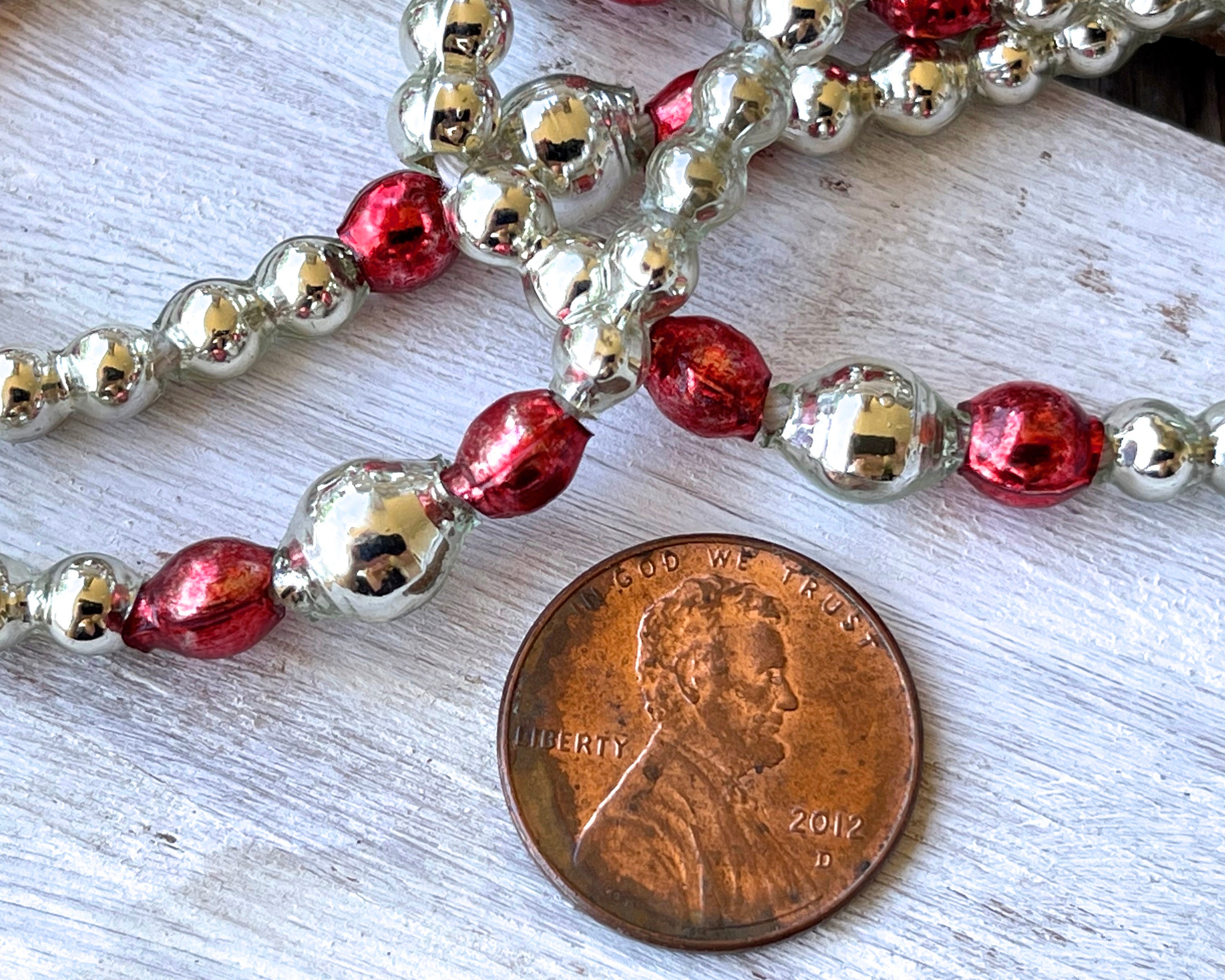 VINTAGE: Japan 84 Rare Mercury Glass Tree Garland - Etsy