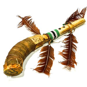 VINTAGE: Collectable Native American Rattle - Authentic Rain Rattle ...