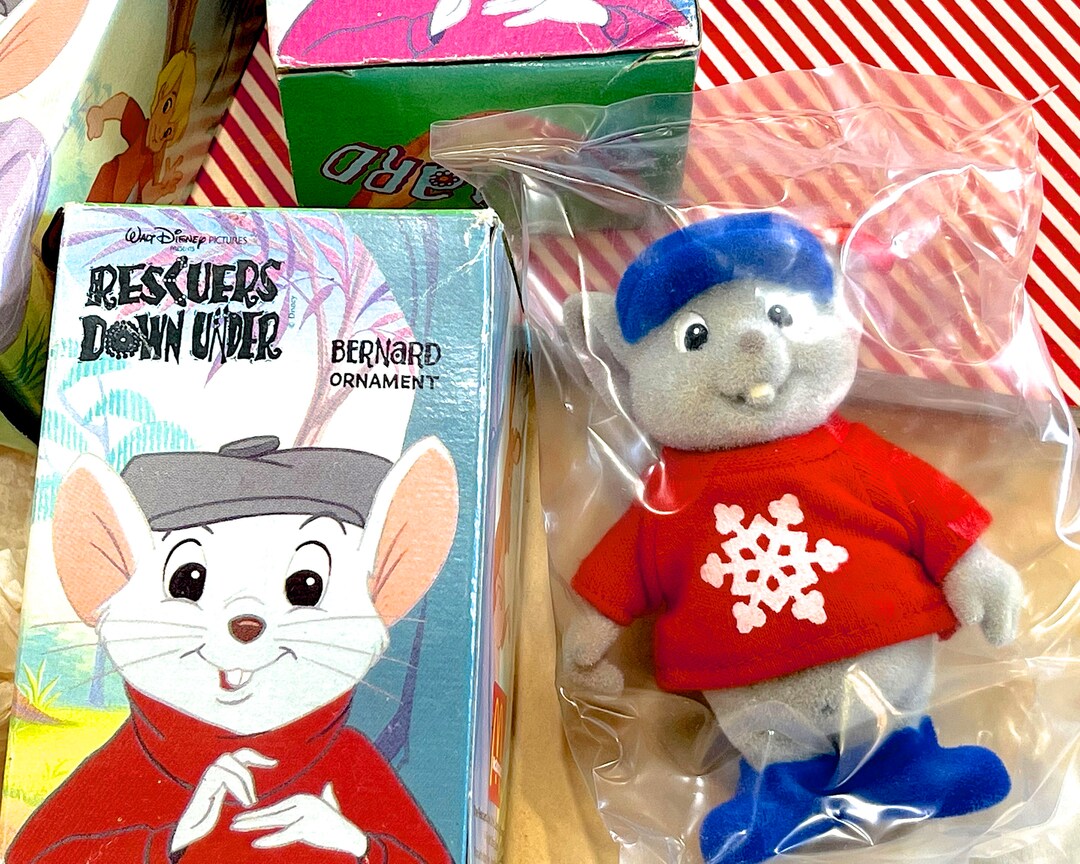 VINTAGE: 1990 Mcdonalds Disney the Rescuers Down Under Bernard Ornament ...