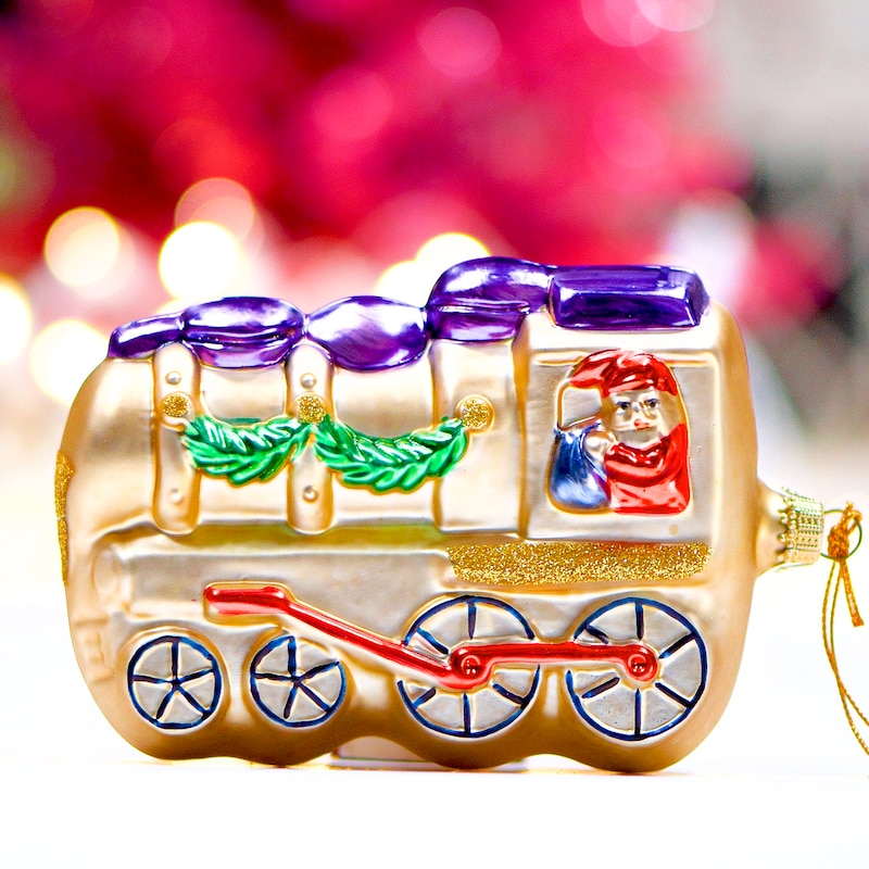 Beaded Christmas Train - Etsy