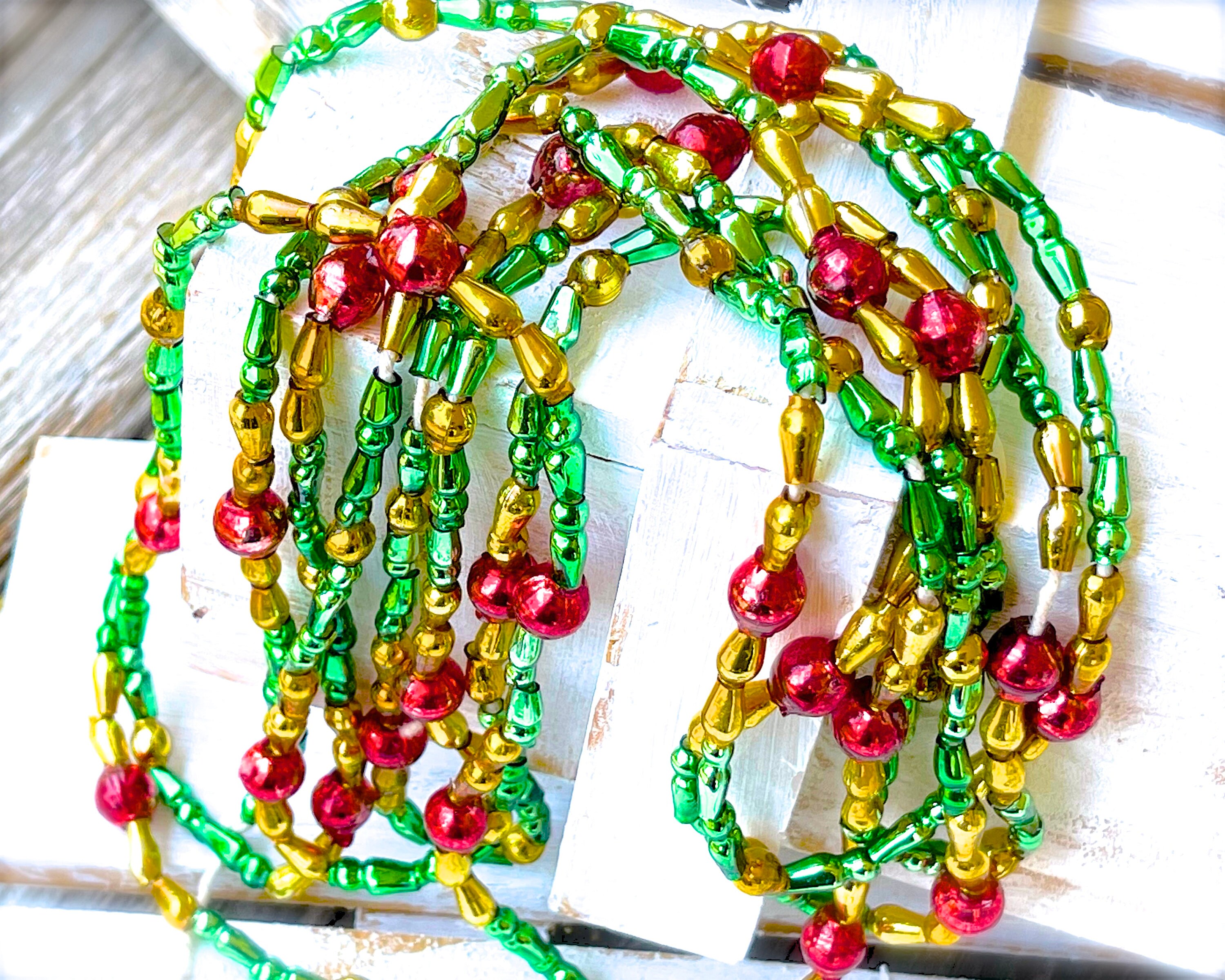 VINTAGE: Japan 90 Rare Mercury Glass Tree Garland - Etsy