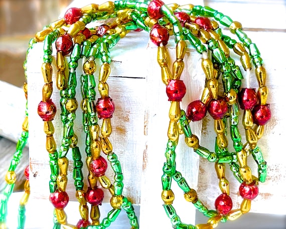 VINTAGE: Japan 90 Rare Mercury Glass Tree Garland - Etsy